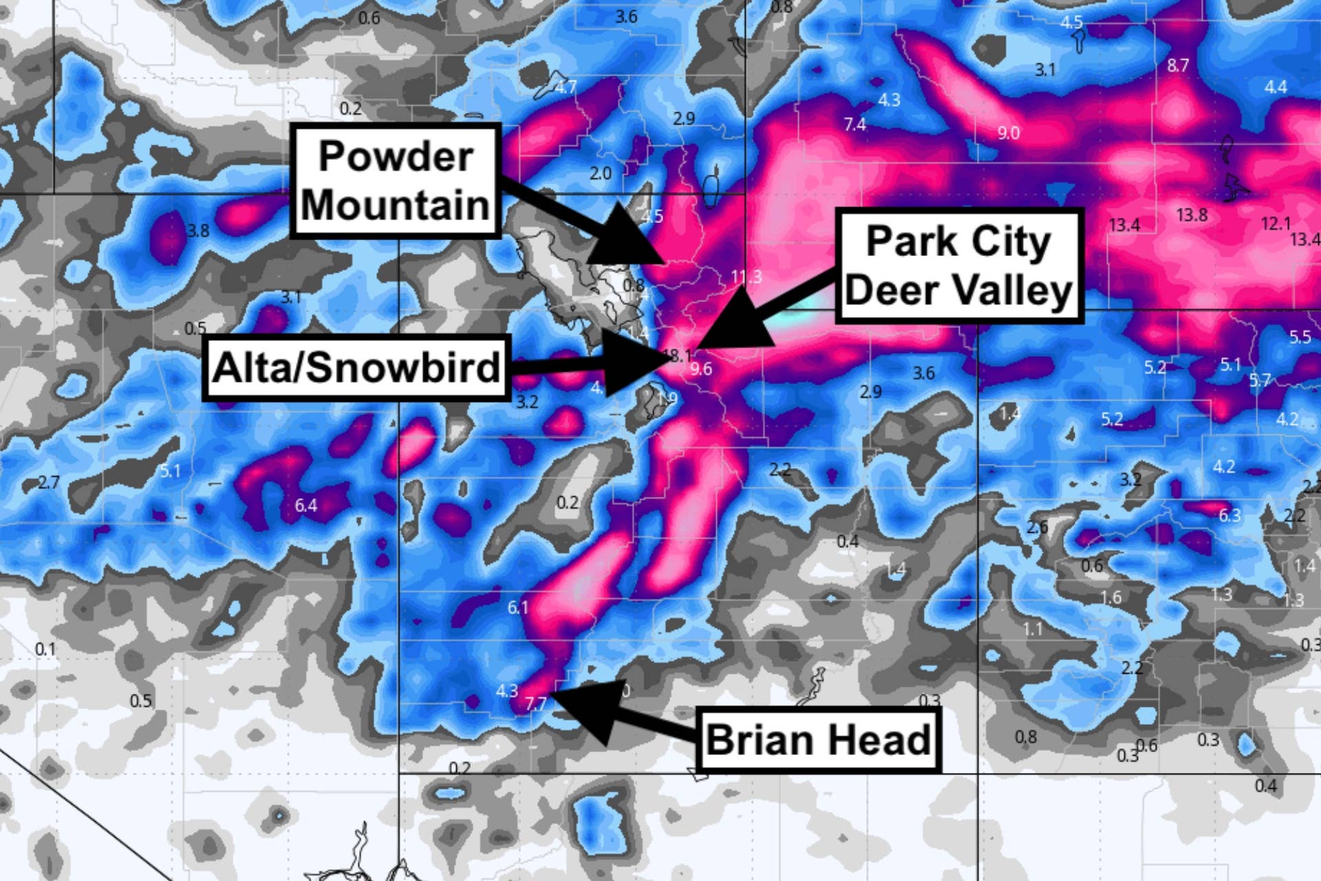 Utah Ski Resort Snow Forecast: March 2-7, 2026 - Adventure Sports Network